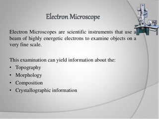 Scanning electron microscopy | PPTX