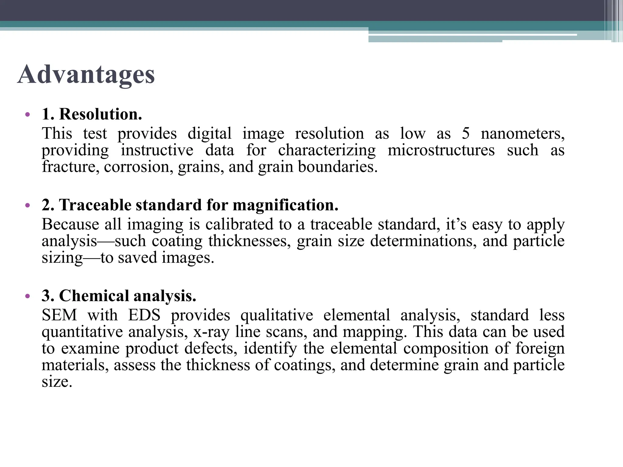 Scanning Electron Microscopy Advantages, Application and Disadvantages ...