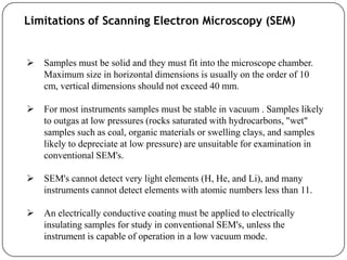 Scanning electron microscopy mubbu | PPTX