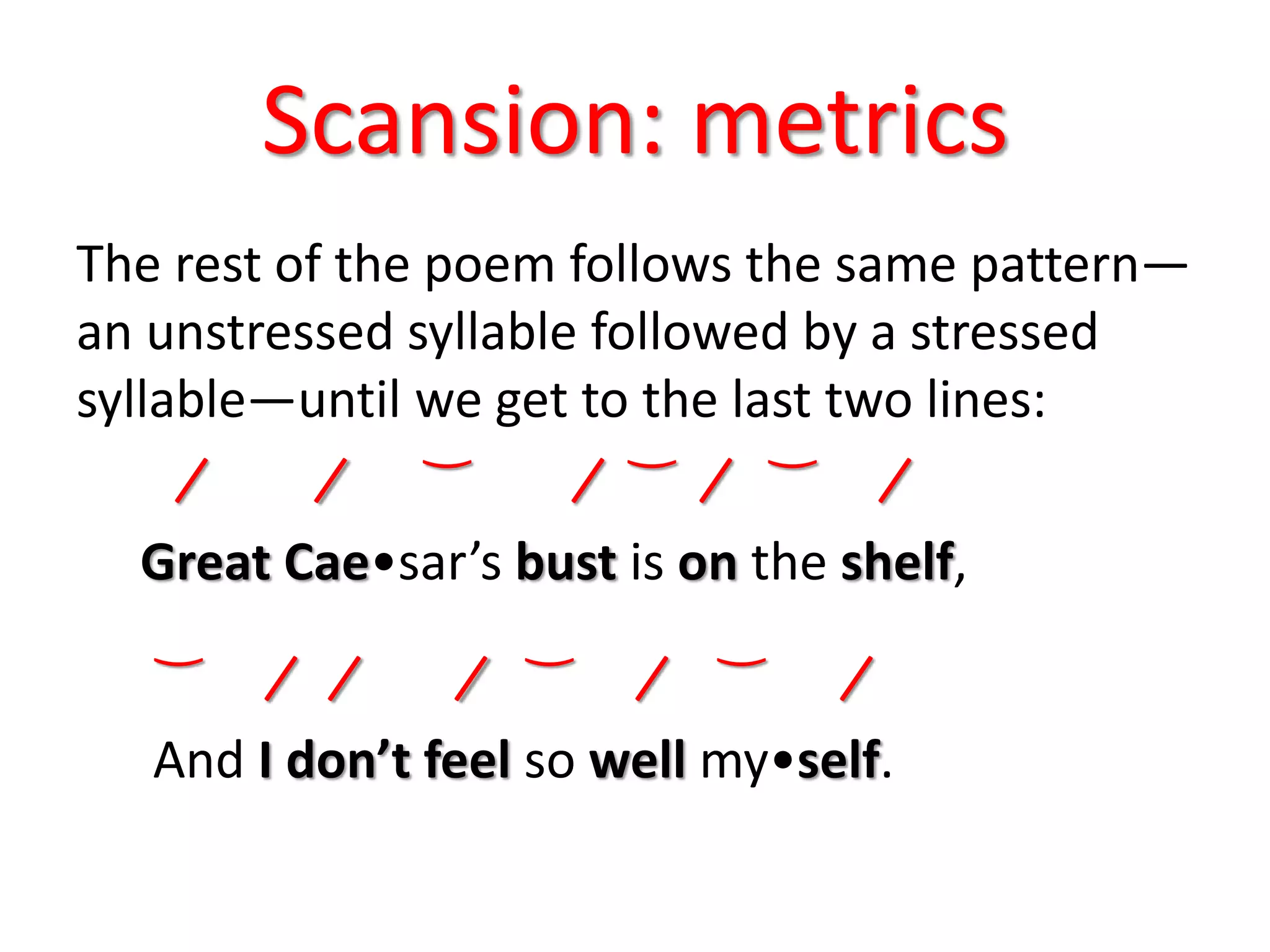 Scanning poems ppt | PPTX | Chemistry | Science