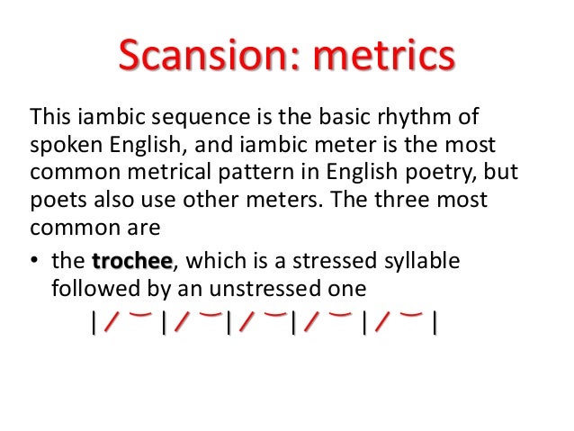 Scansion poems - jokercape