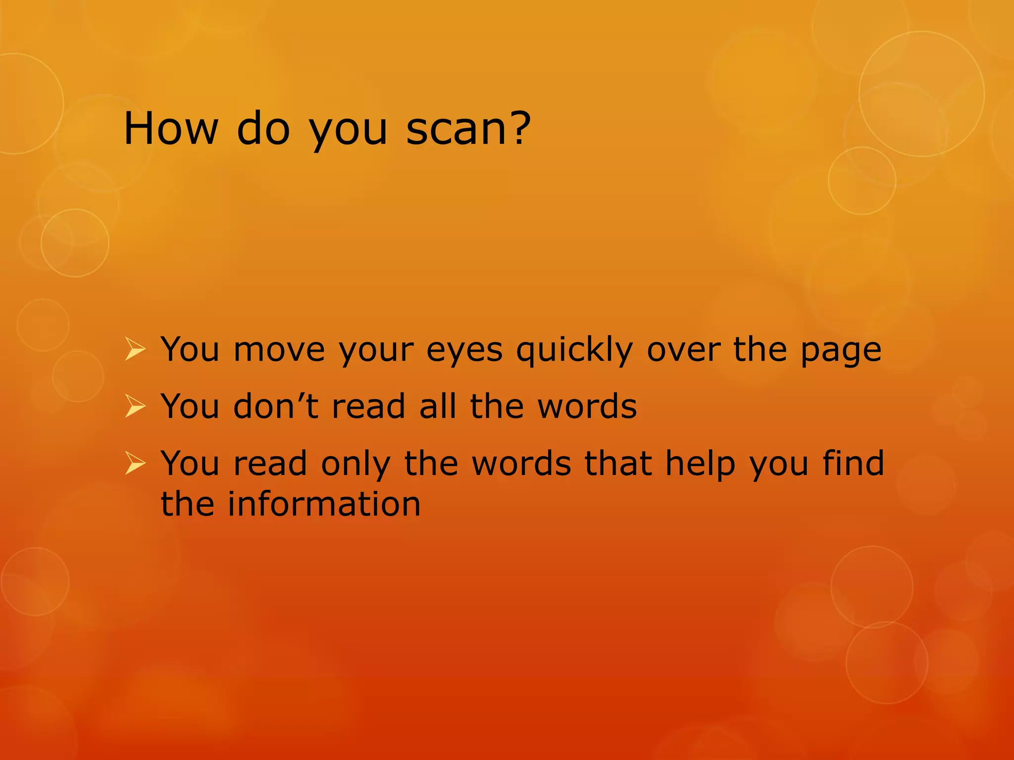 Scanning powerpoint | PPTX