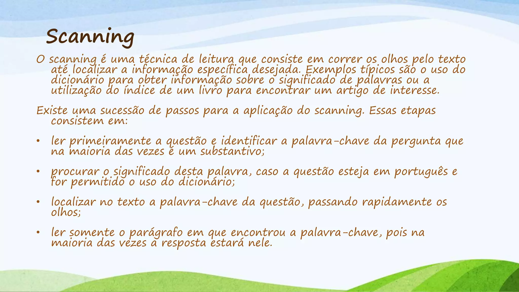 Scanning skimming | PPT
