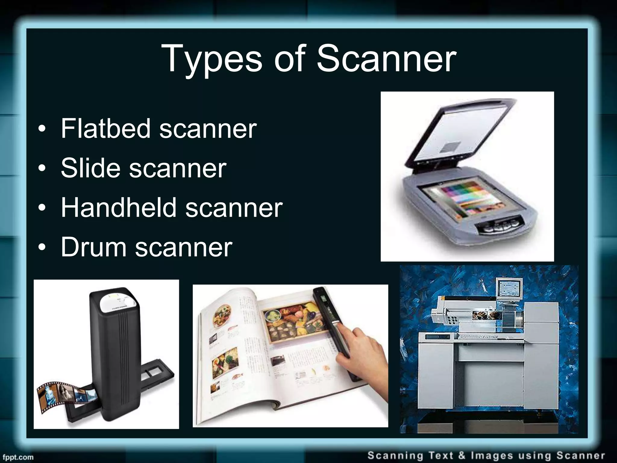 Scanning text and images using scanner | PPT