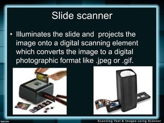 Scanning text and images using scanner | PPTX | Computing | Technology ...