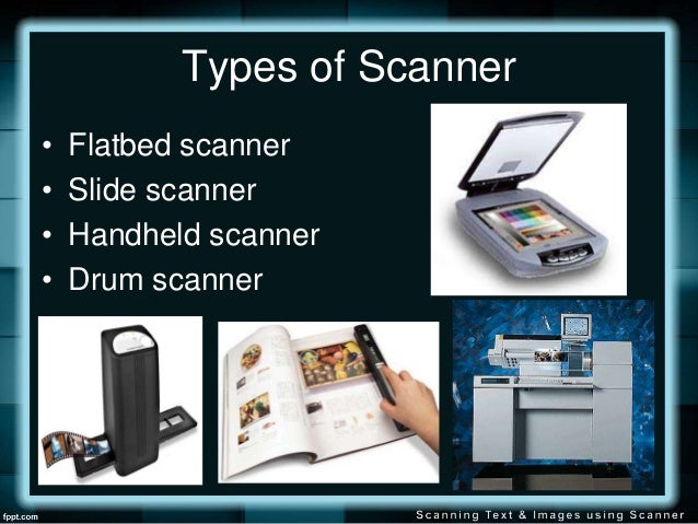 Scanning text and images using scanner