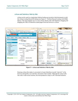 Scan, Import, and Automatically File documents to Salesforce Content with ccScan | PDF | Desktop ...