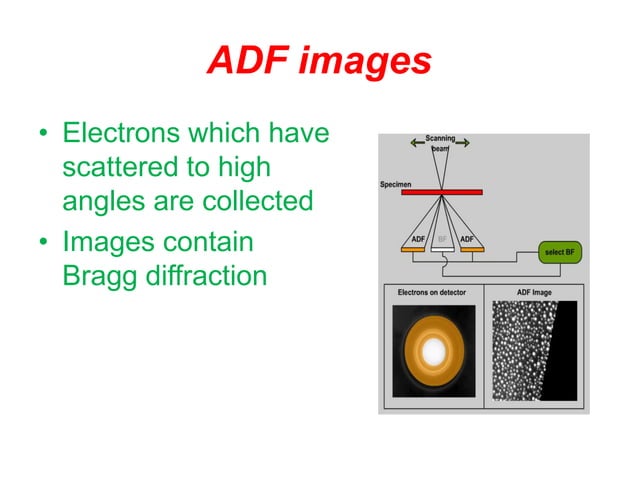 Scanning transmission electron microscope | PPTX | Chemistry | Science