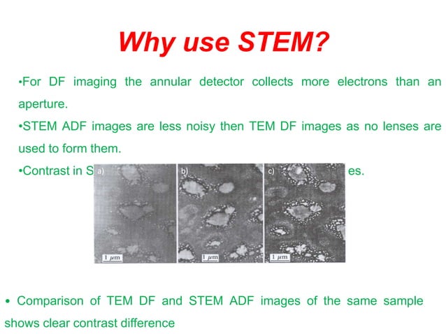Scanning transmission electron microscope | PPTX | Chemistry | Science