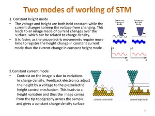 Scanning Tunneling Microscope | PPTX