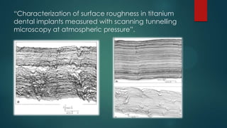 Scanning tunneling microscope (stm) | PPTX