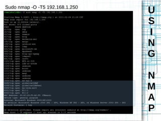 Scanning with nmap | ODP