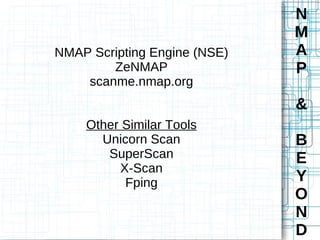Scanning with nmap | ODP
