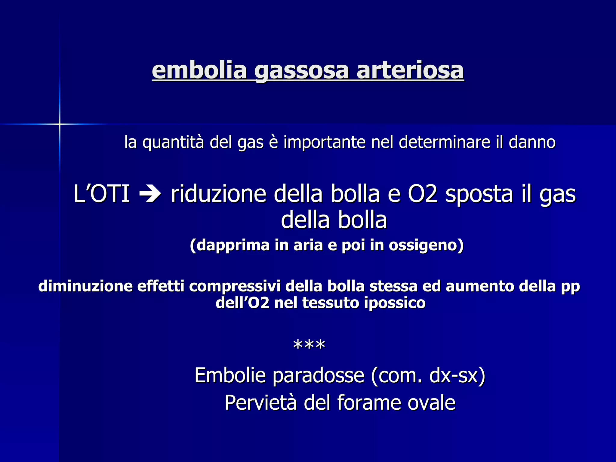 Scanno Embolia Gassosa | PPT