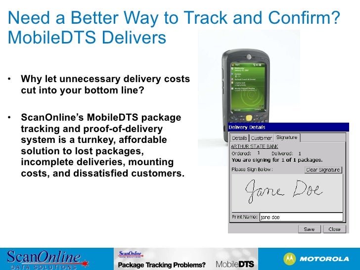 Scan Online Mobile Dts