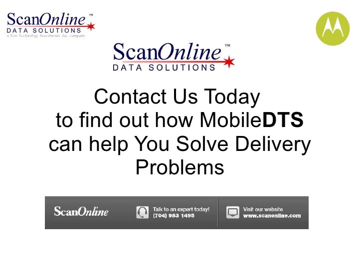 Scan Online Mobile Dts