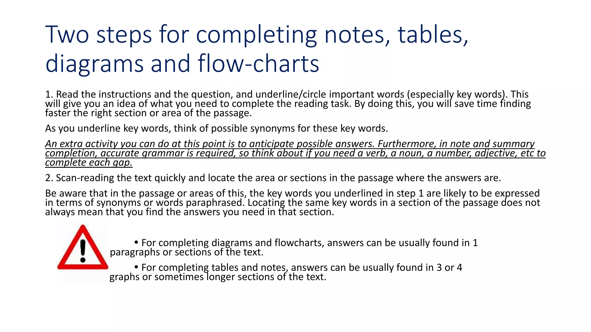 scan reading for notes, tables, diag flow.pptx
