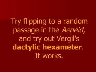 Scansion and meter | PPT