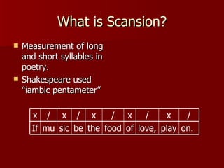 Scansion and meter | PPT