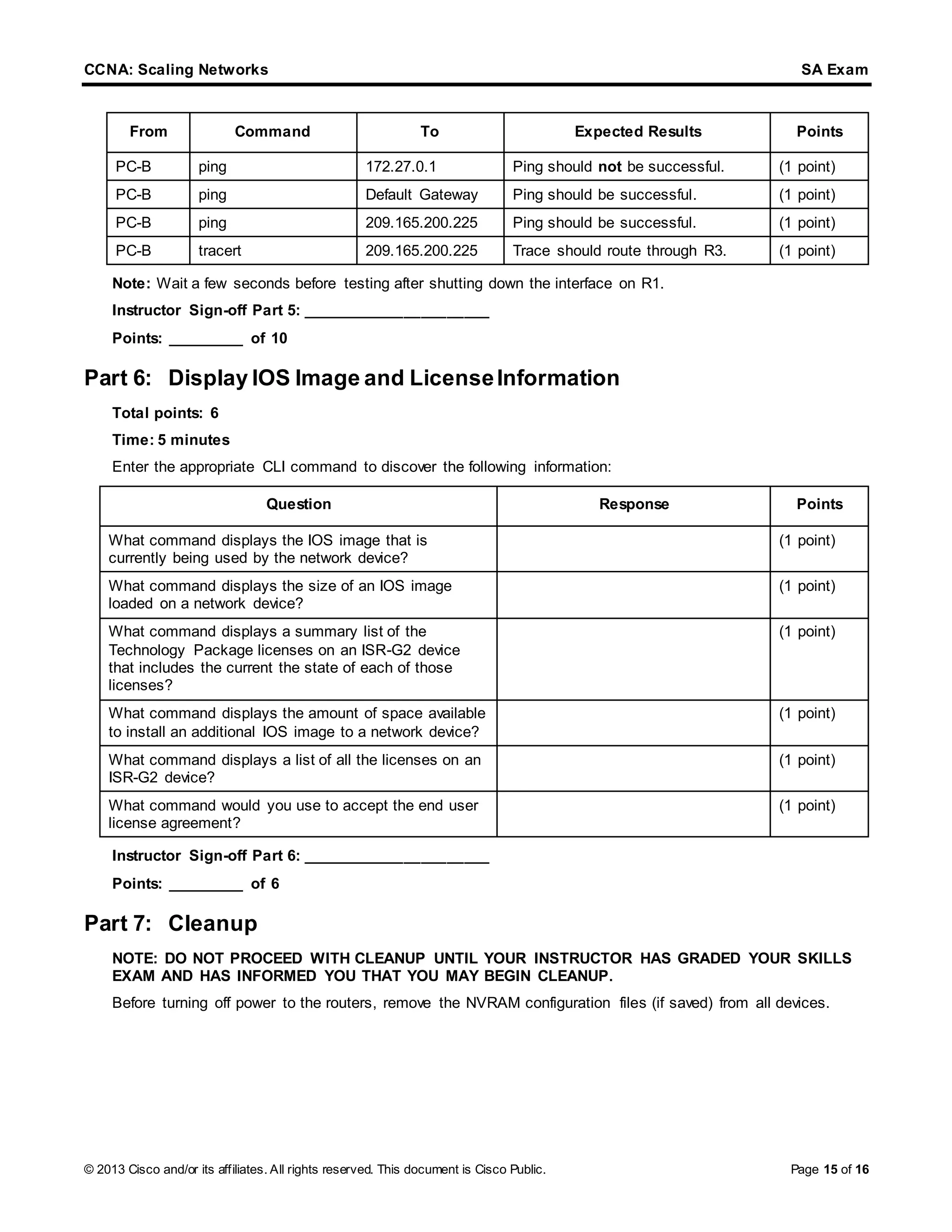 Sca n skills assess eigrp - student trng - exam-1 | PDF