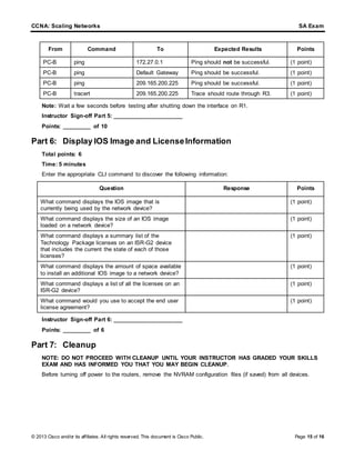 Sca n skills assess eigrp - student trng - exam-1 | PDF