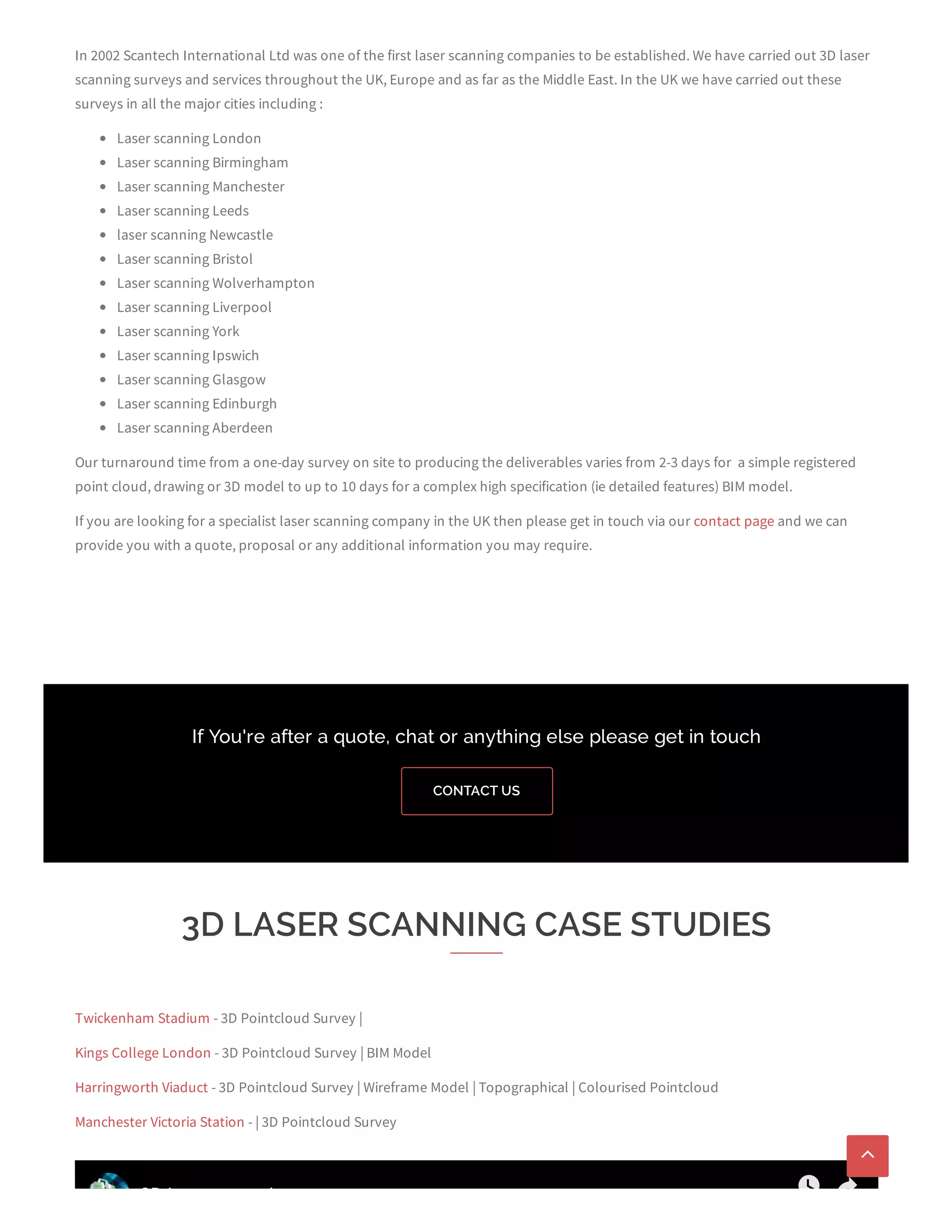 laser scanning surveying & 3d laser scanning services | PDF