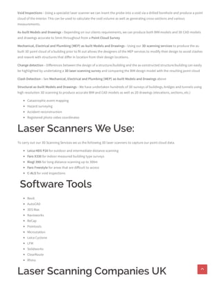 laser scanning surveying & 3d laser scanning services | PDF