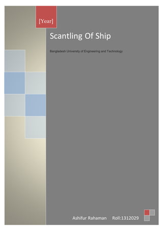 Scantling of Ship | DOCX