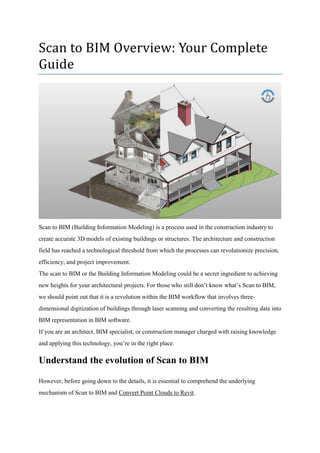 Scan to BIM Overview: Your Complete Guide | PDF
