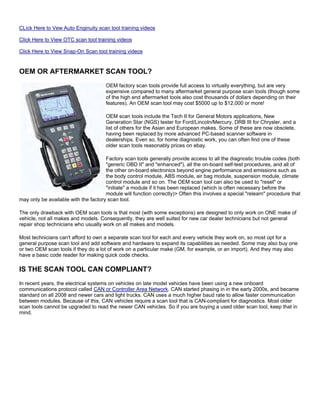 Scan tool basics | PDF
