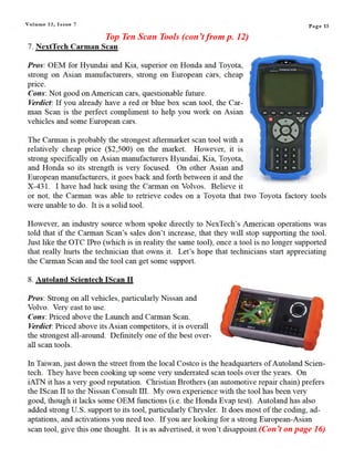 Scan tool basics | PDF