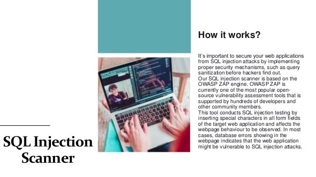 Web App Scanners | Scanning Tools | PPTX