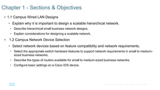 ScaNv6_instructorPPT_Chapter1 LAN Design | PPTX | Computer Networking | Computing