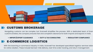 Scanwell Logistics - Leading Logistics Company in India | PDF