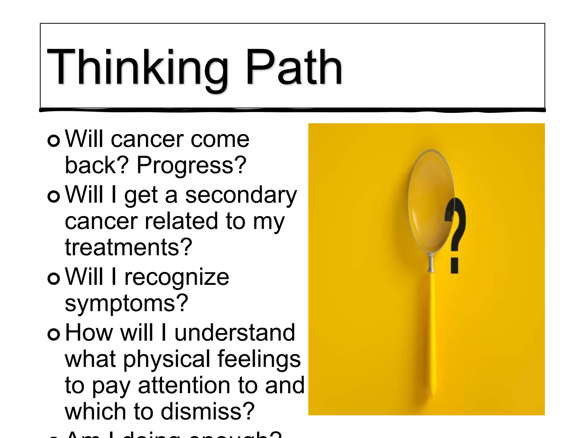 Let's Talk About It: Ovarian Cancer - Scanxiety | PPT