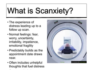 Let's Talk About It: Ovarian Cancer - Scanxiety | PPT