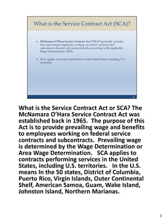 SCA Overview for DynCorp HRG | PDF