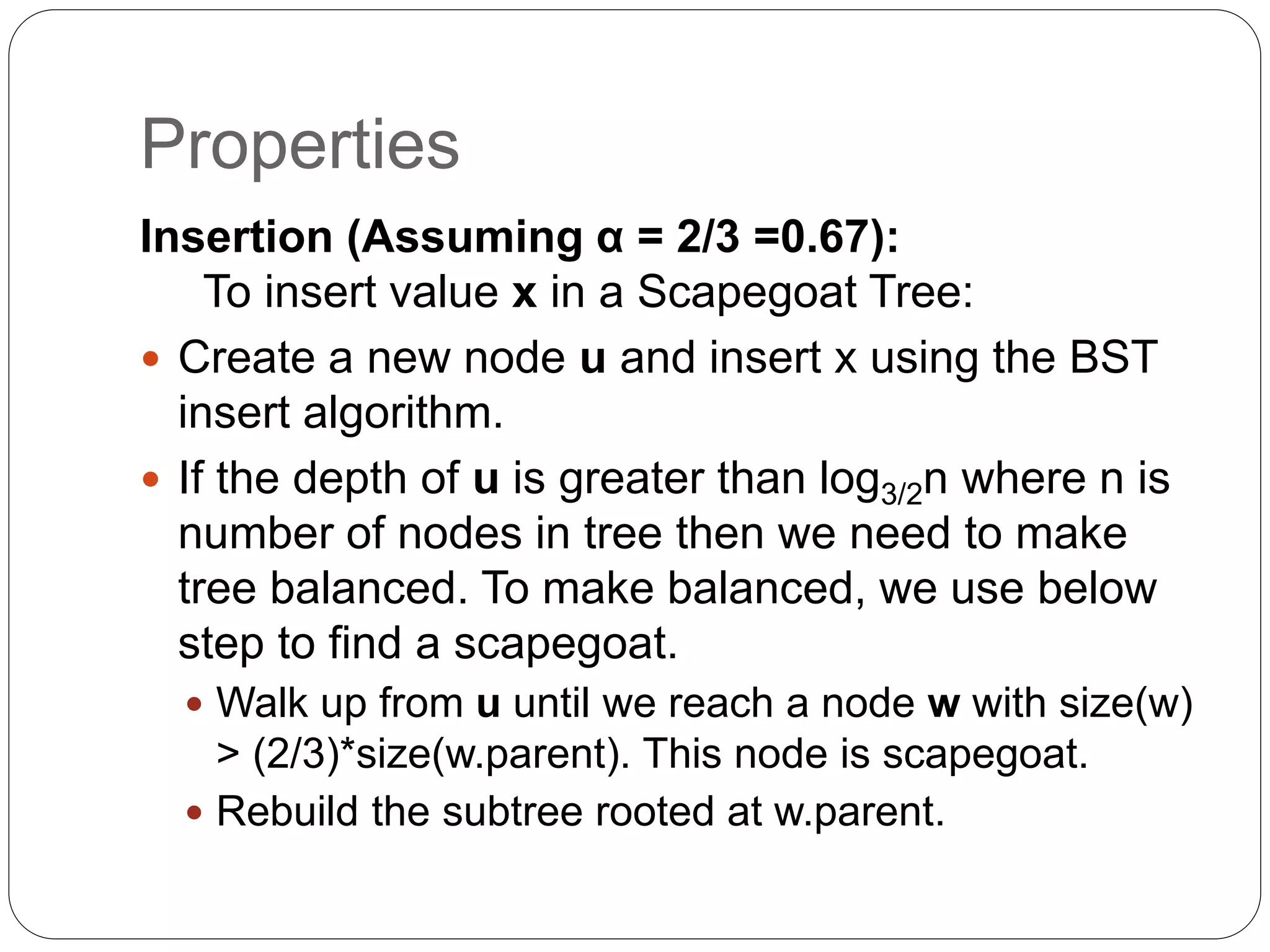 Scapegoat Tree | PPTX