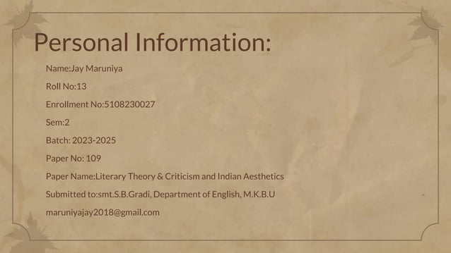 "Scapegoat as an Archetype in Literature” | PPT