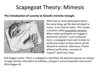 Scapegoat theory & Christianity | PPT