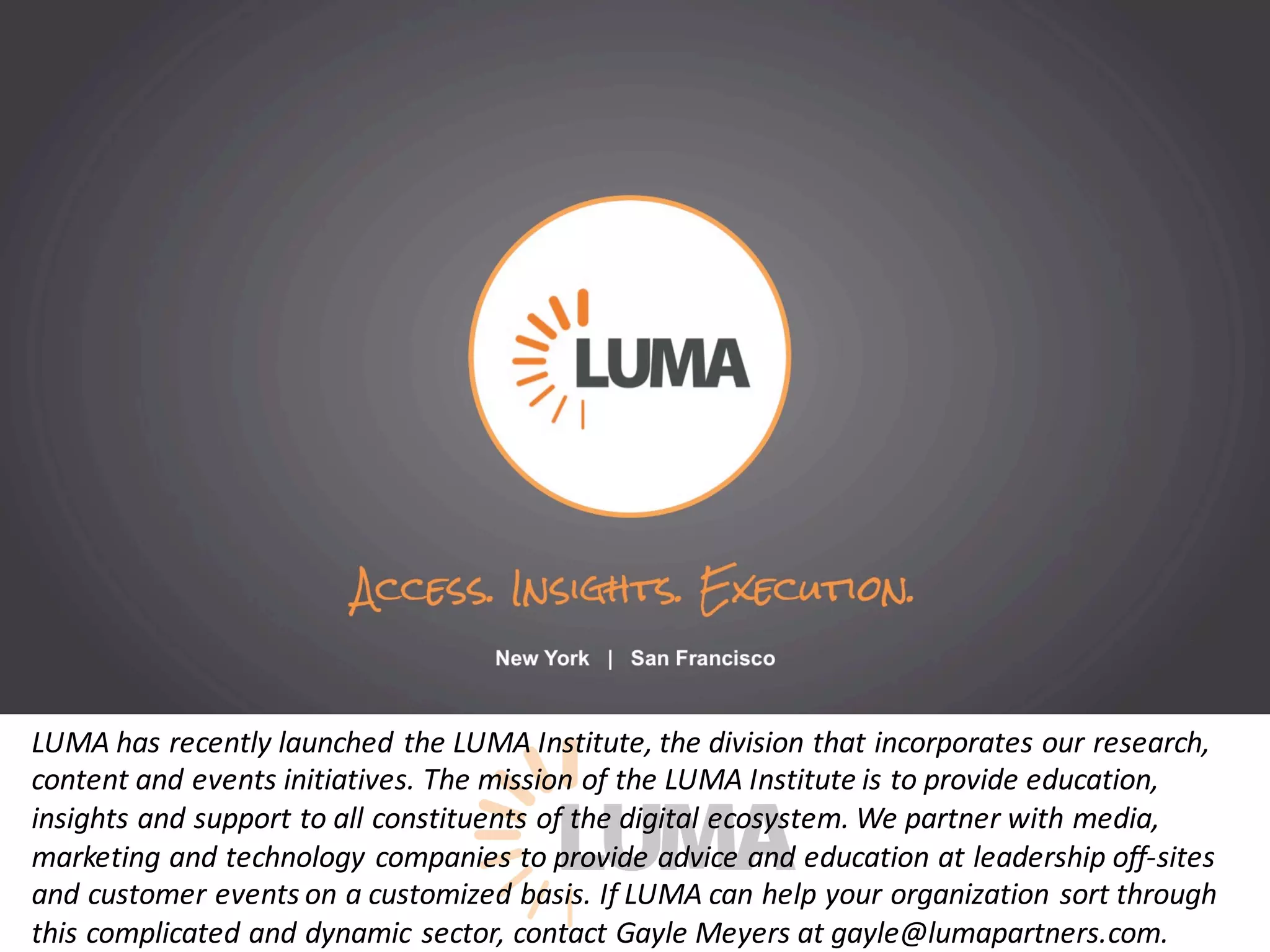 LUMA Digital Brief 008 - Scape of Cards | PDF | Advertising Industry ...
