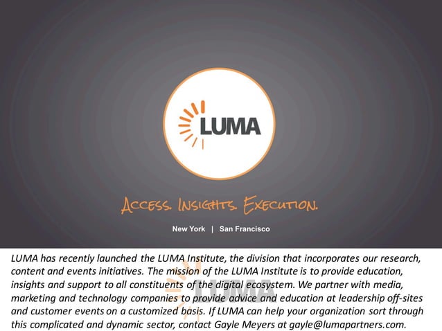 LUMA Digital Brief 008 - Scape of Cards | PDF | Advertising Industry ...