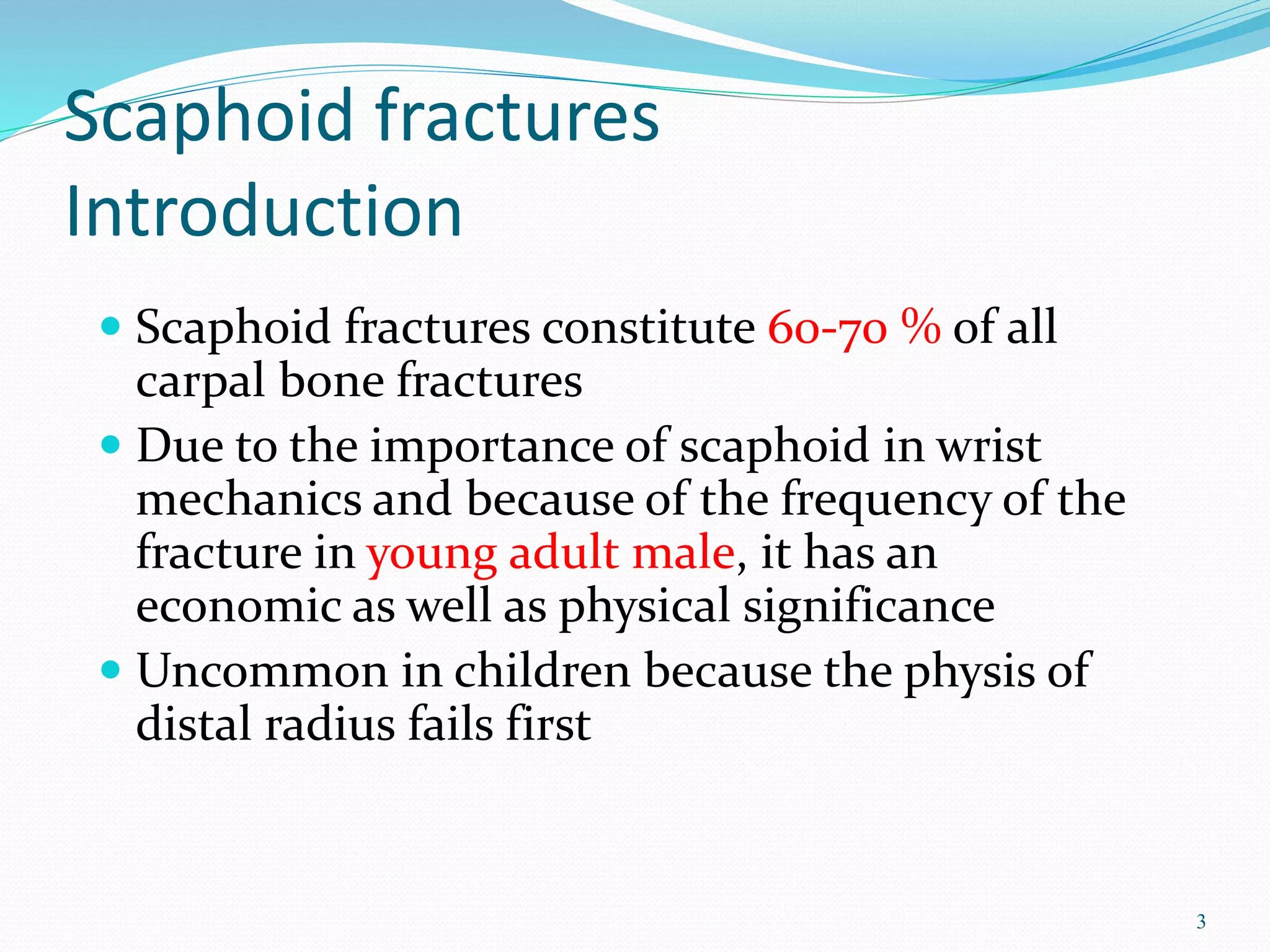 Scaphoid fractures | PPTX