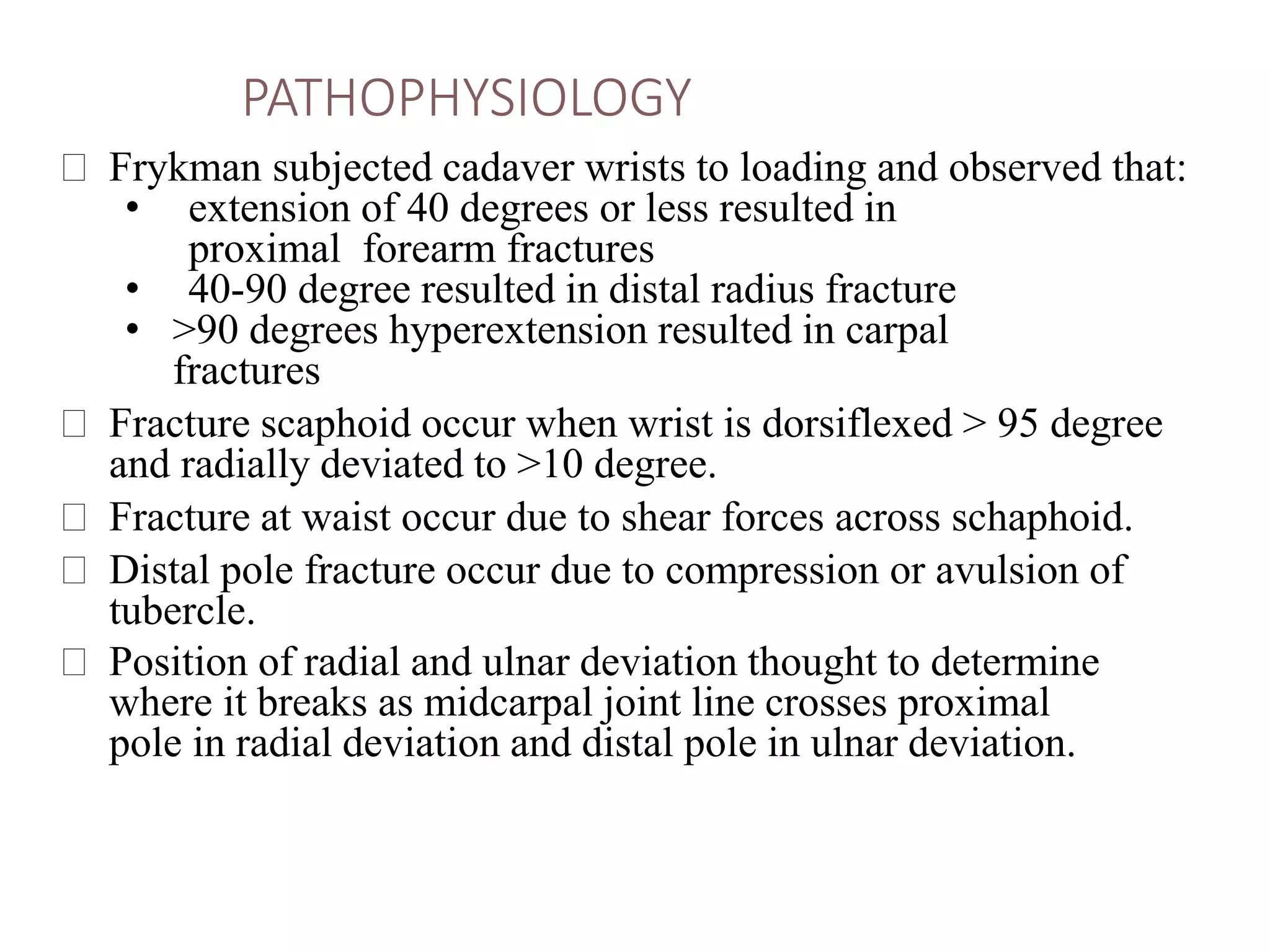 Scaphoid fracture and non union | PPTX