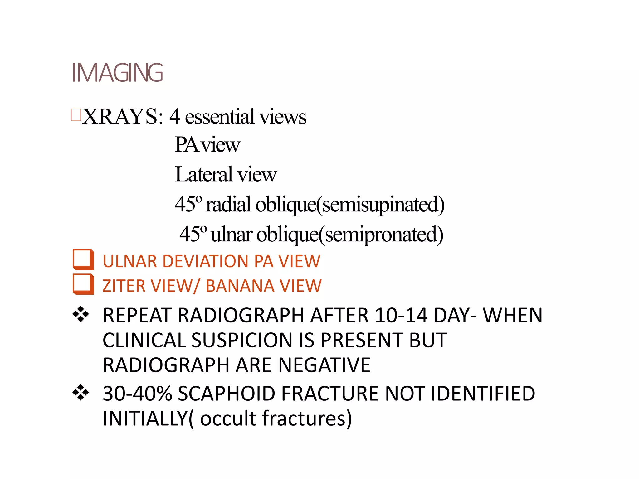 Scaphoid fracture and non union | PPTX