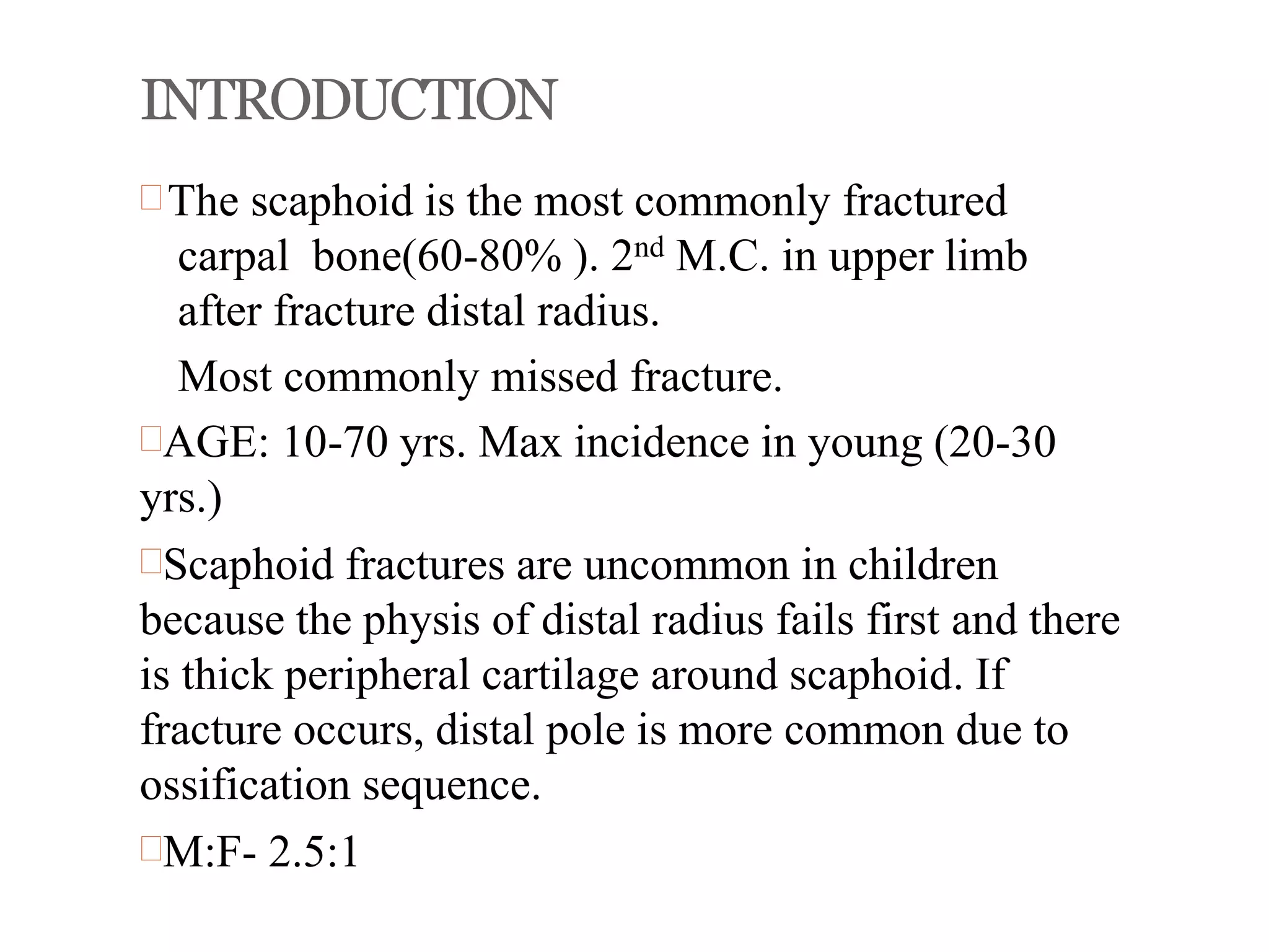 Scaphoid fracture and non union | PPTX