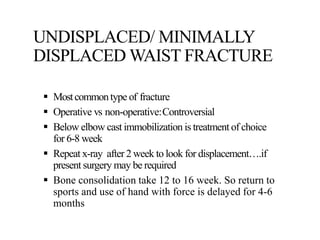 Scaphoid fracture and non union | PPTX