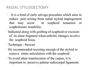 Scaphoid fracture and non union | PPTX