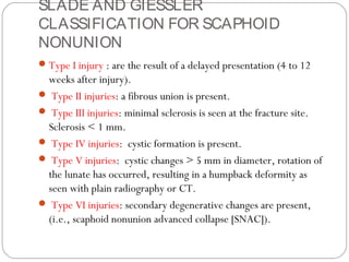 Scaphoid fracture and nonunion | PPT