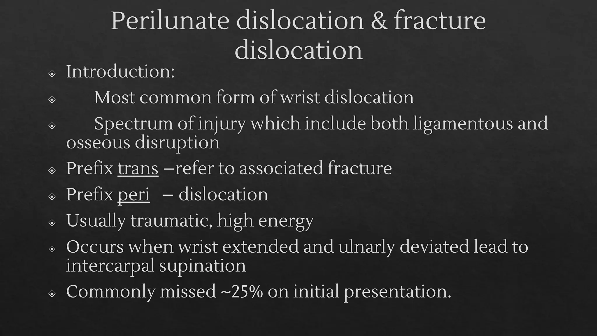 Scaphoid fracture and perilunate dislocation | PDF